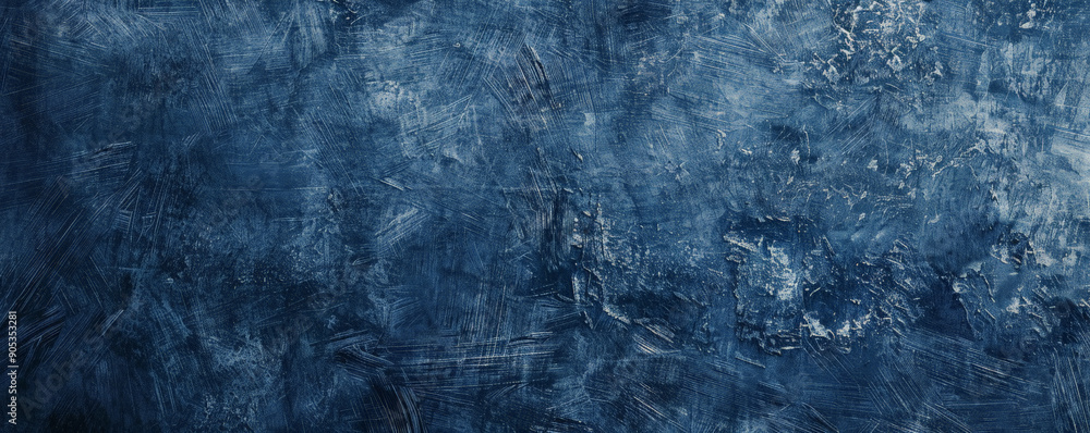 Rich navy blue backdrop with a distressed, worn texture, giving it a ...