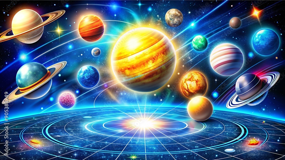 the universe is a planetary shift - the movement of the planets along ...