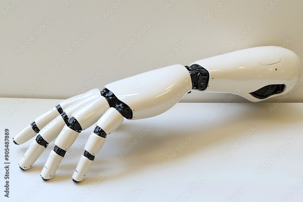Robotic hand offering a human-like gesture blurring the lines between ...