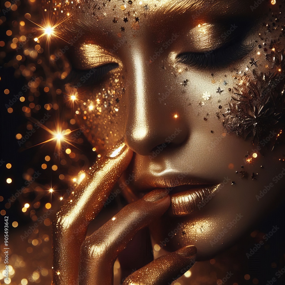 104 83 Starlight gold A radiant and luminous shade of gold that Stock ...