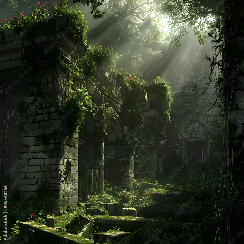 Enigmatic Overgrown Ruins: Nature's Reclamation of Forgotten ...