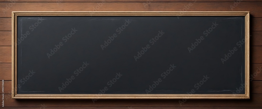 A banner with a vintage chalkboard effect, featuring a central clean ...