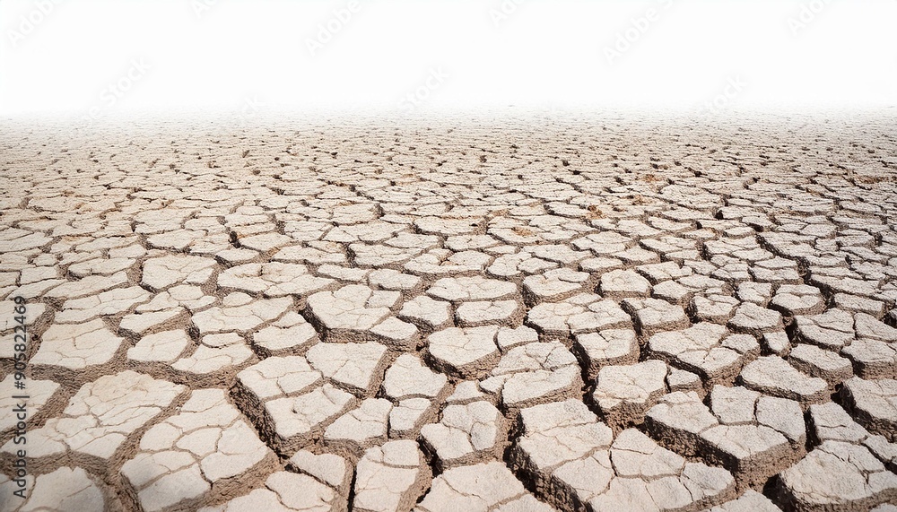 structure cracked soil ground earth texture on white background desert ...