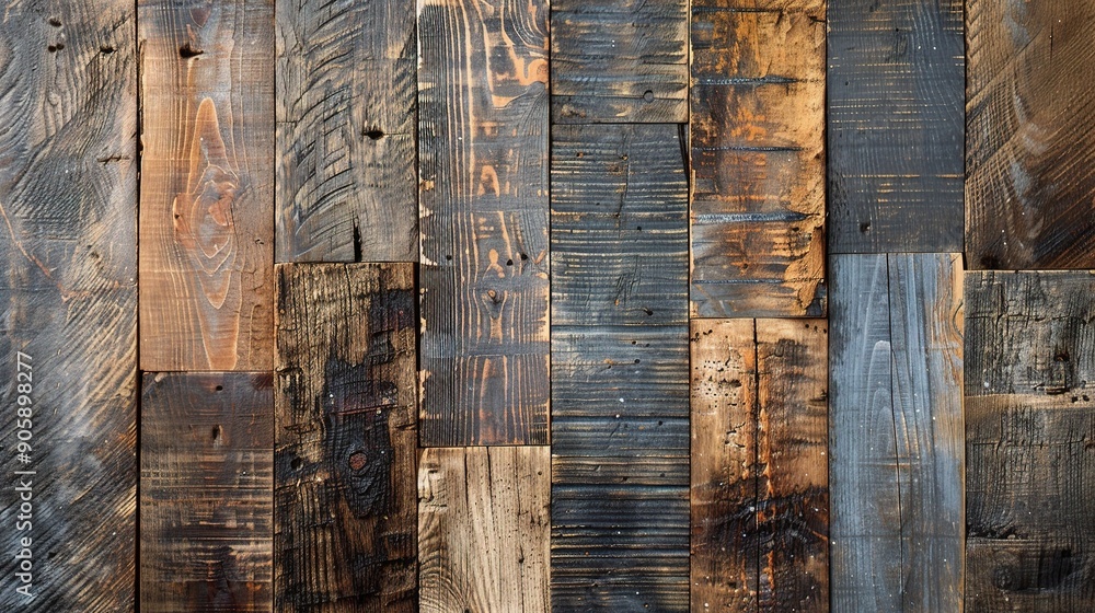 Reclaimed Wood Texture: A rustic and weathered backdrop of reclaimed ...