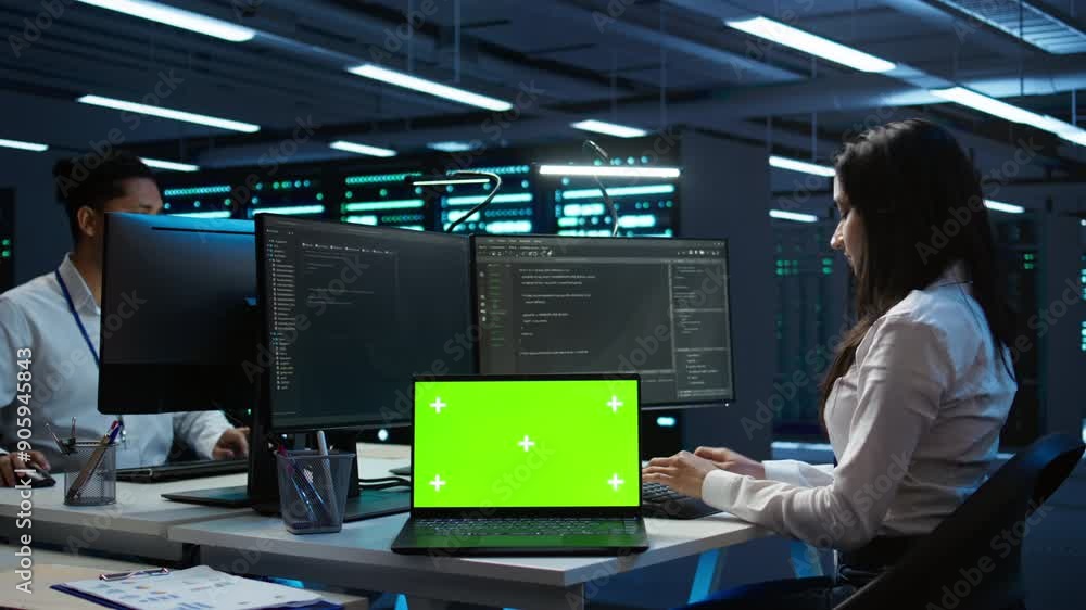 Programmers In Data Center Manage And Maintain Databases Using Chroma