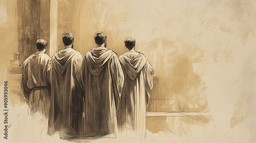 Biblical Illustration of Leviticus, The Priests Begin Their Ministry ...