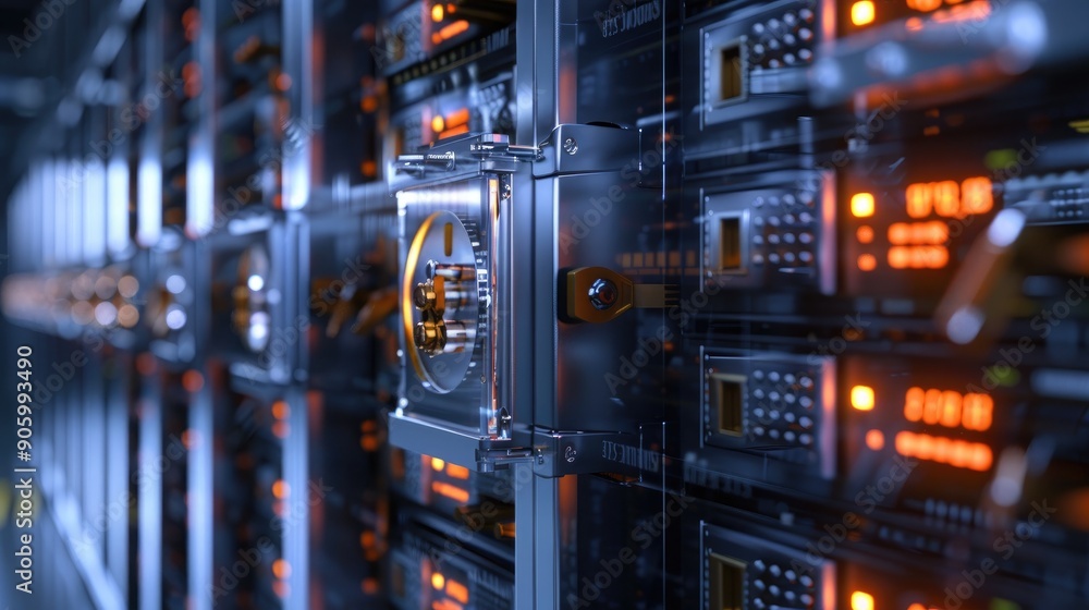 Secure data warehouse protected by layers of digital encryption keys ...