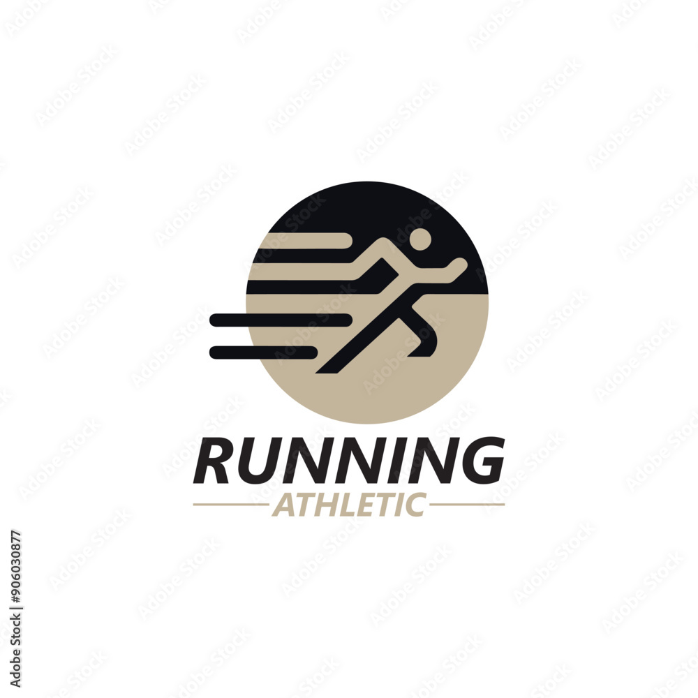 run logo, movement logo, athletics logo, running club logo, running man ...