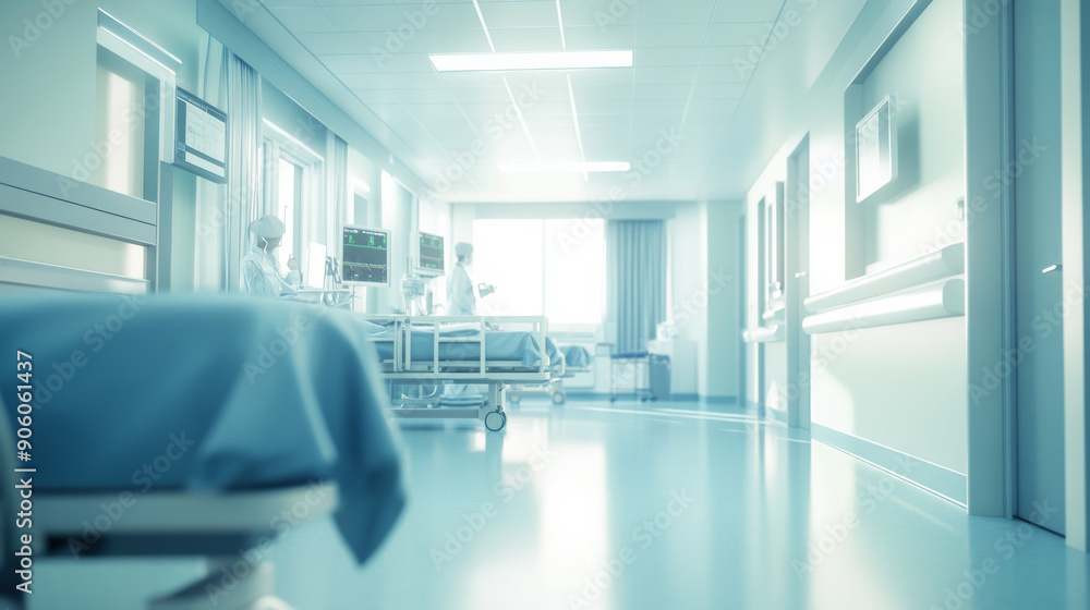 interior of the modern hospitals with all the latest amenities and ...