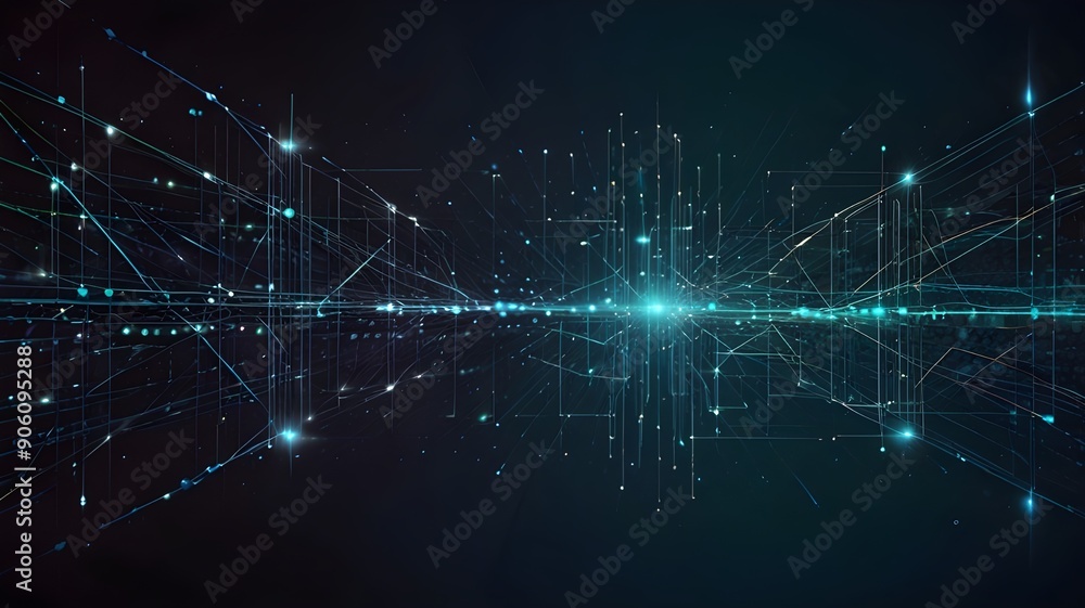 digital background , Ai, artificial intelligence, data transfer, deep ...