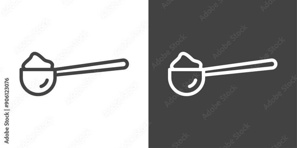 full spoon icon vector logo set collection for web app ui Stock Vector ...
