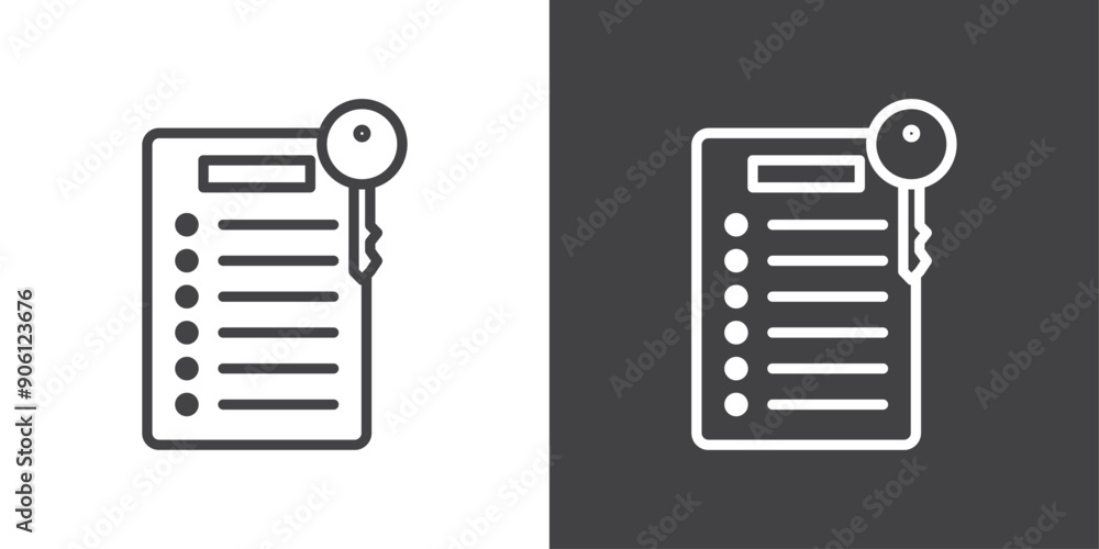 Key takeaway icon vector logo set collection for web app ui Stock ...