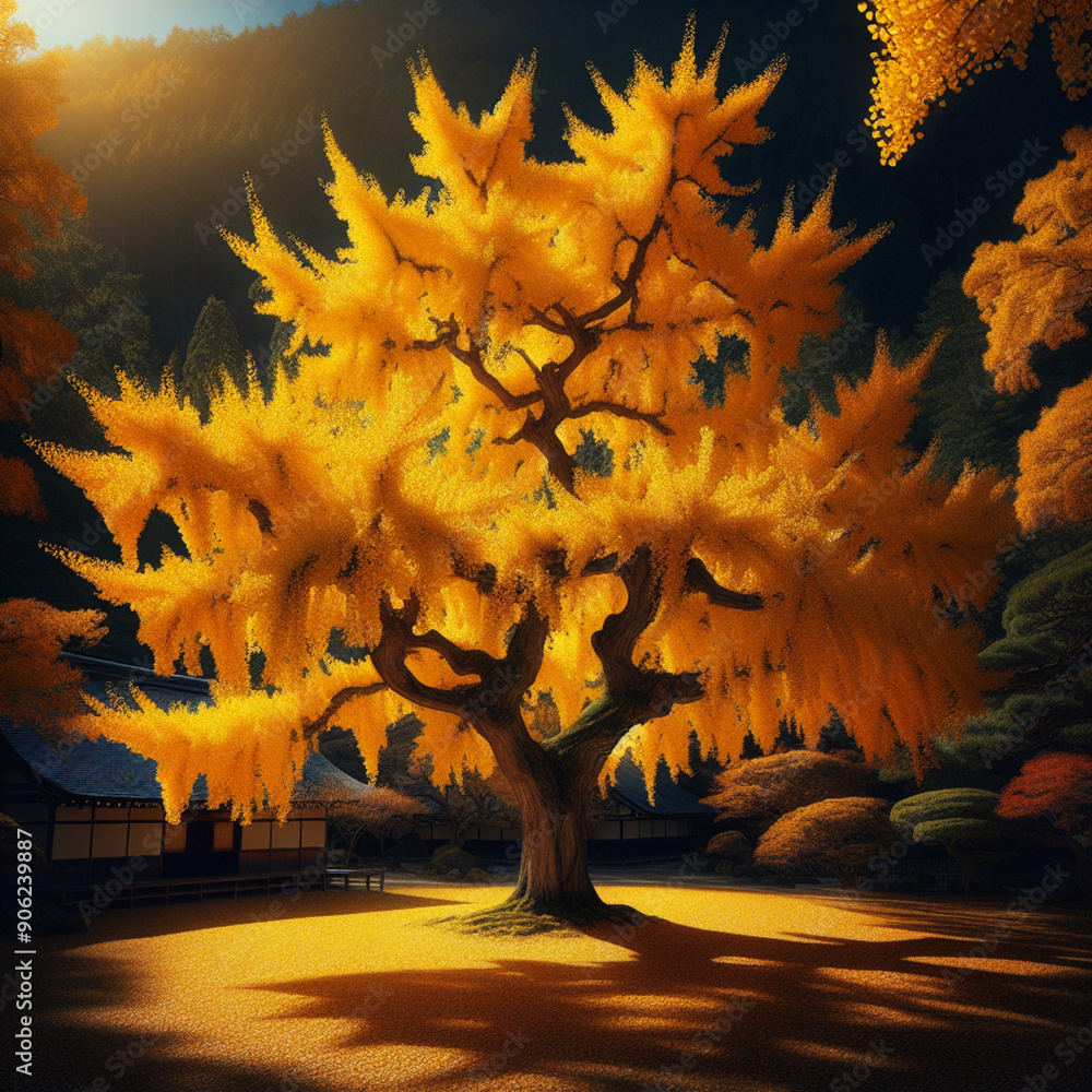 Some trees, like the Ginkgo biloba, are living fossils that date back ...