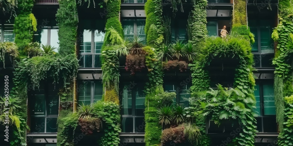 Energy efficient office building: High-rise office building with green ...