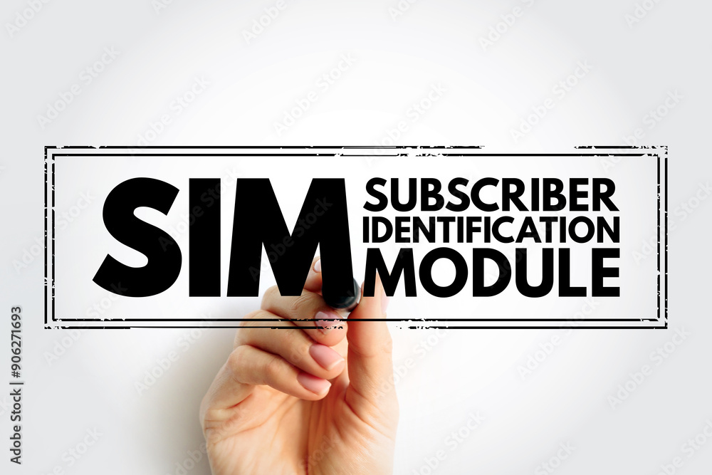 SIM Subscriber Identification Module - removable smart card for mobile ...