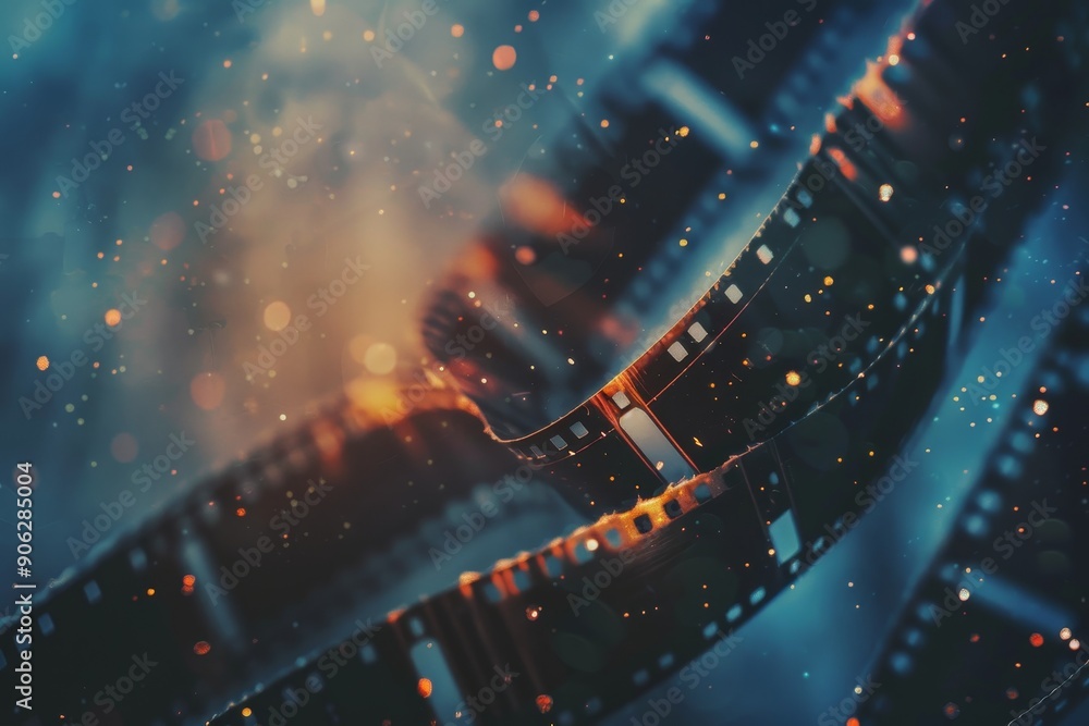 Vintage film overlay with scratches, dust, and light leaks for a retro ...