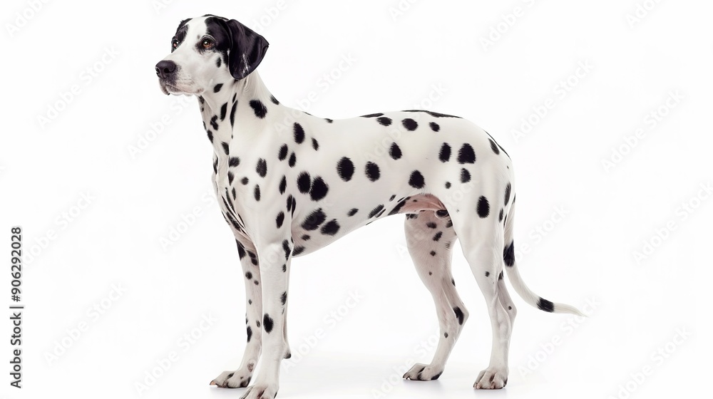 Lifelike Focused Full-Body Portrait of a Standing Dalmatian - A Tribute ...