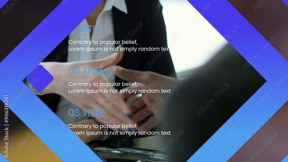 Corporate Presentation | Slideshow with Control Panels Stock Template ...