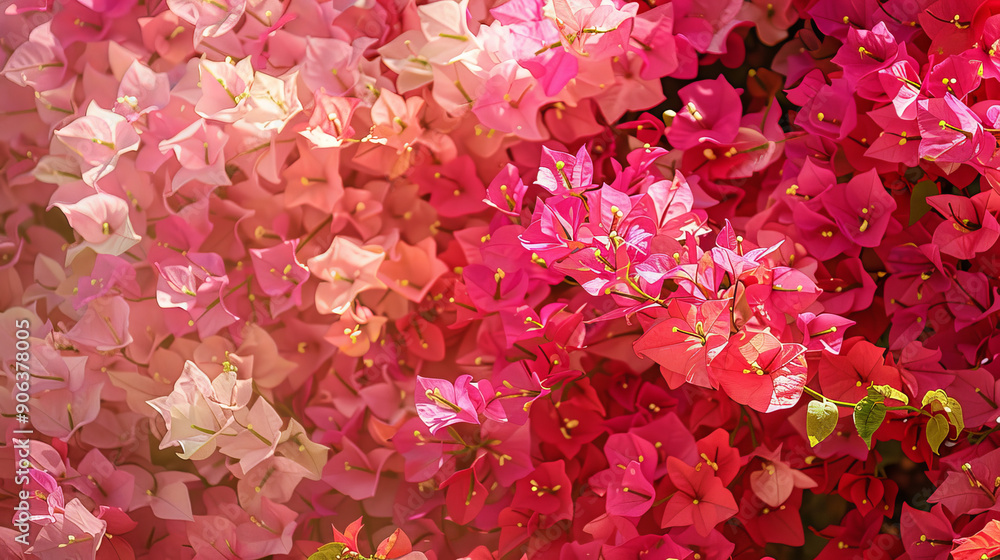 Bougainvillea flowers, also known as paper flowers, are popular ...