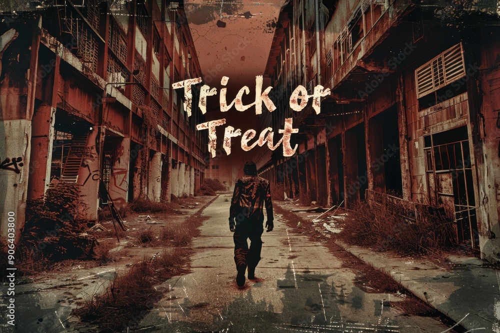 Zombie Apocalypse Collage: Photos of zombies in tattered clothes ...