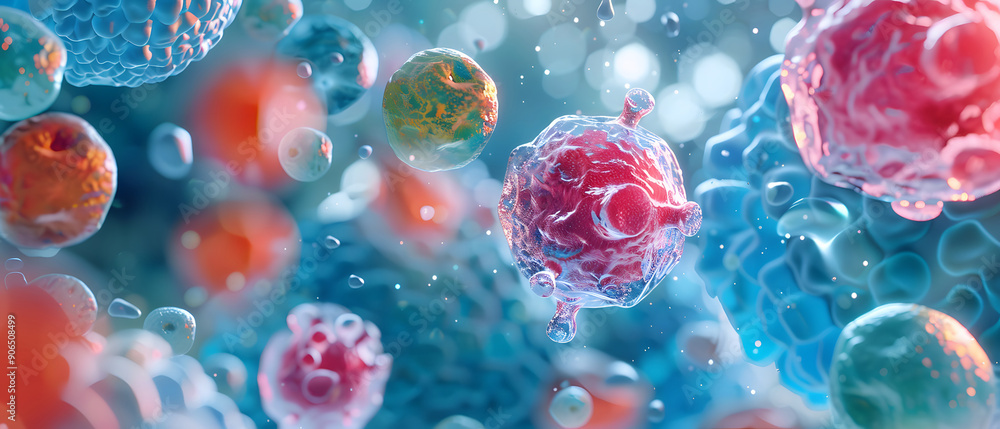 Dengue Virus and Human Immune Response, Color-Coded Battleground ...