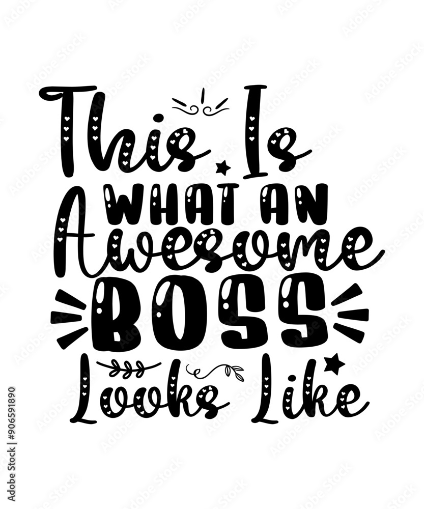 Boss Day SVG Bundle, Boss Day Cut Files for Cricut, Silhouette, Best ...