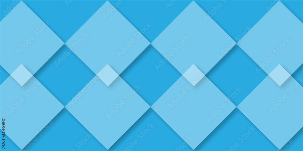 White geometric overlapping square pattern. Vector illustration ...