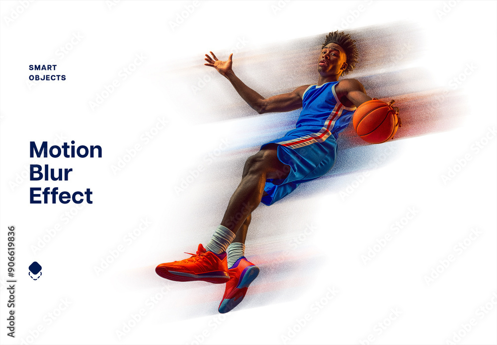 Motion Blur Photo Effect Mockup Stock Template | Adobe Stock