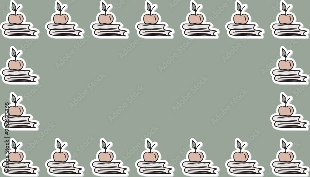 frame. school. to study. book. paper. back to school. a pen. to read ...