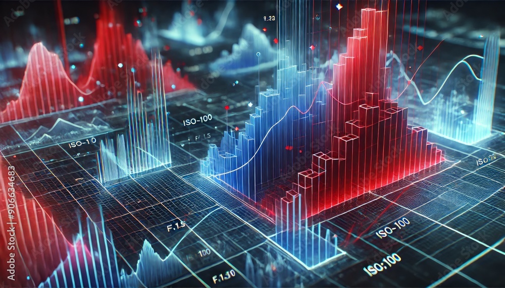 Graph lines in the dynamics of rises and falls, data and analysis of ...