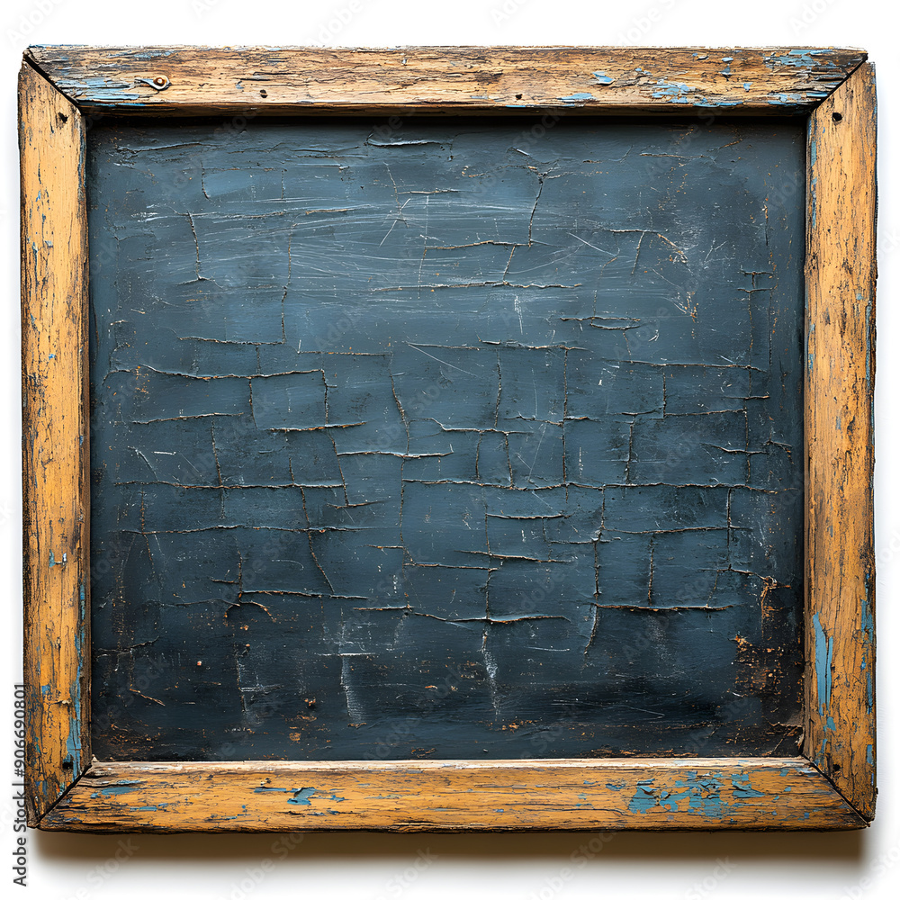 vintage classroom nostalgia: abandoned old chalkboard waiting for ...