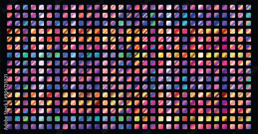 Set of different gradients. Big set of colorful gradients. Mega ...