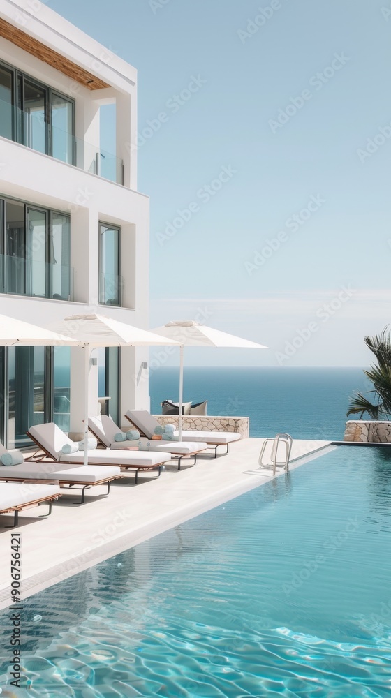 Luxurious Beachfront Paradise Villa: Modern Architectural Marvel with ...