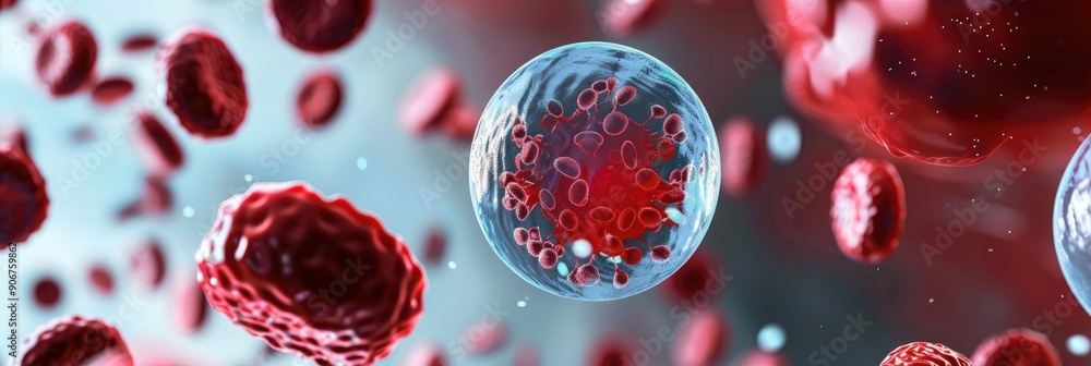 Blood sample for ENA test diagnosing autoimmune disorders and ...