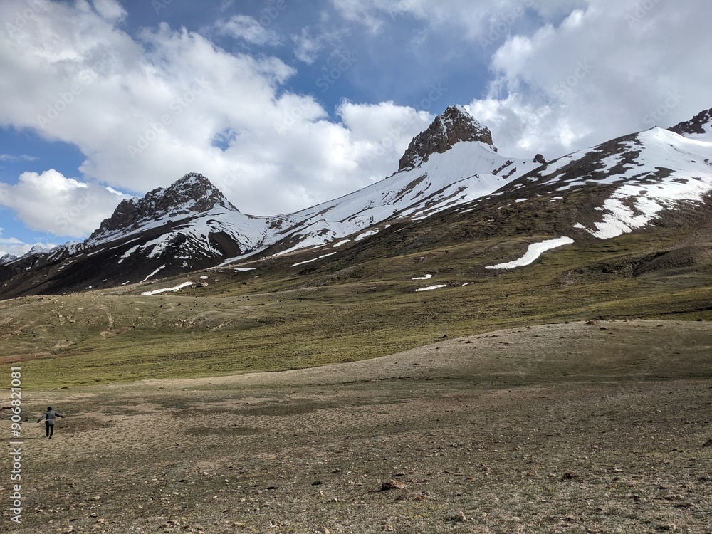 Breathtaking Views of Shimshal Pass in the Pamir Mountains. Shimshal ...