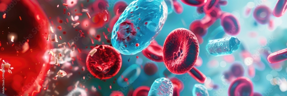 Blood sample for ENA test diagnosing autoimmune disorders and ...