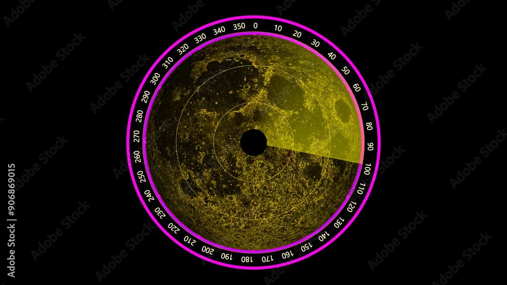 technology radar scanning Hud animation ,interface sonar radar screen ...