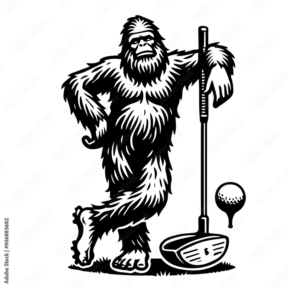 Golf big foot svg png, Golf flag svg png, Golf bigfoot svg, golf Usa ...