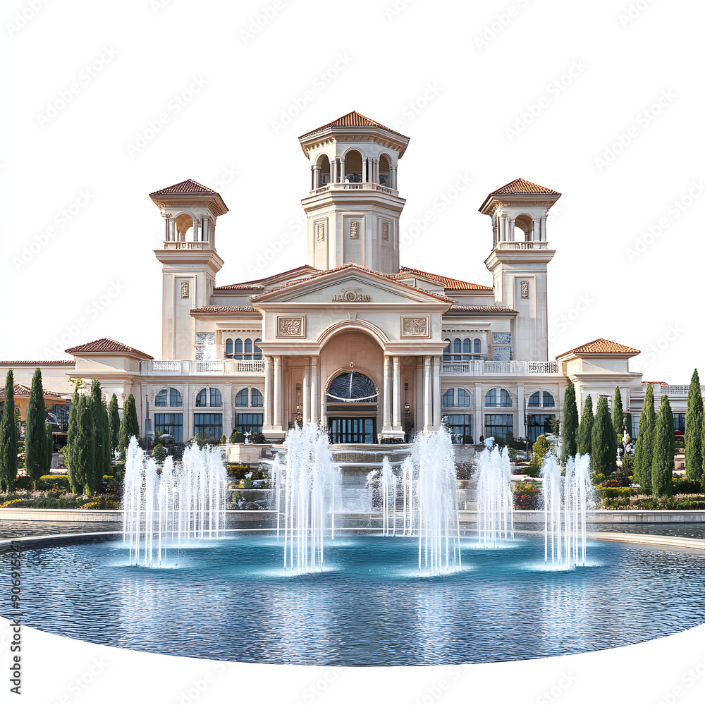 fountains flowing in front of caesars palace las vegas hotel and casino ...