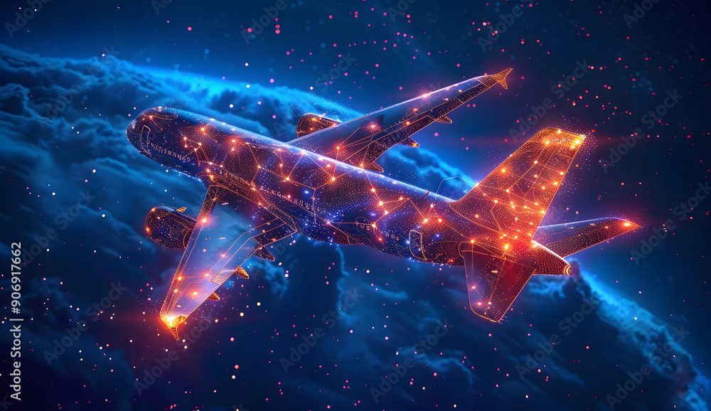 Smart digital airplane, artificial intelligence in aviation technology ...