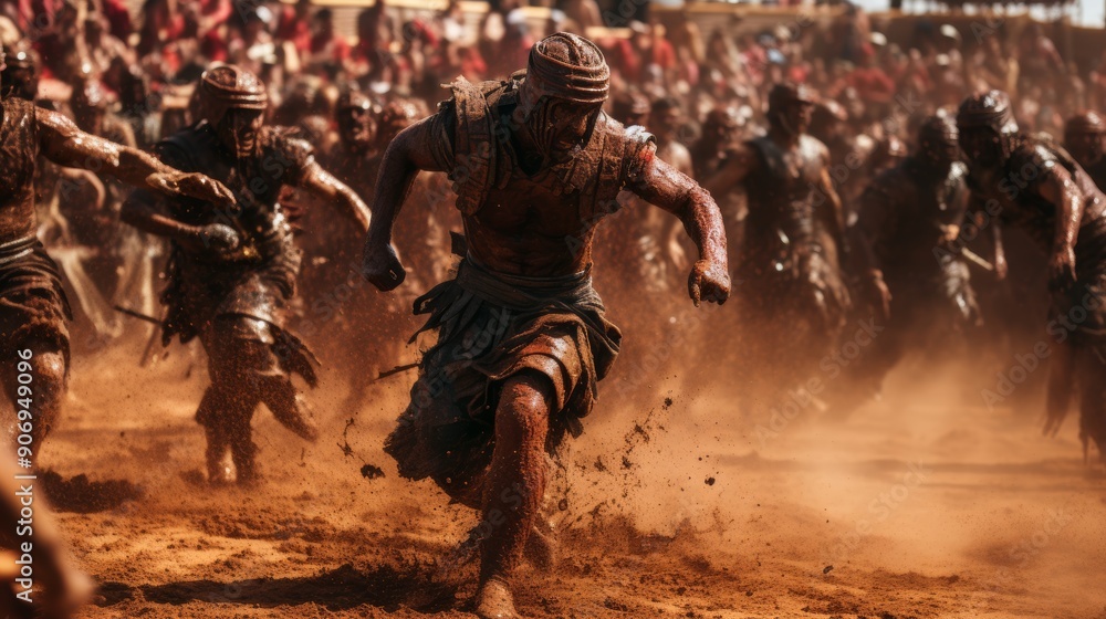Gory ancient warrior death duels romans, spartans, greeks in arena ...