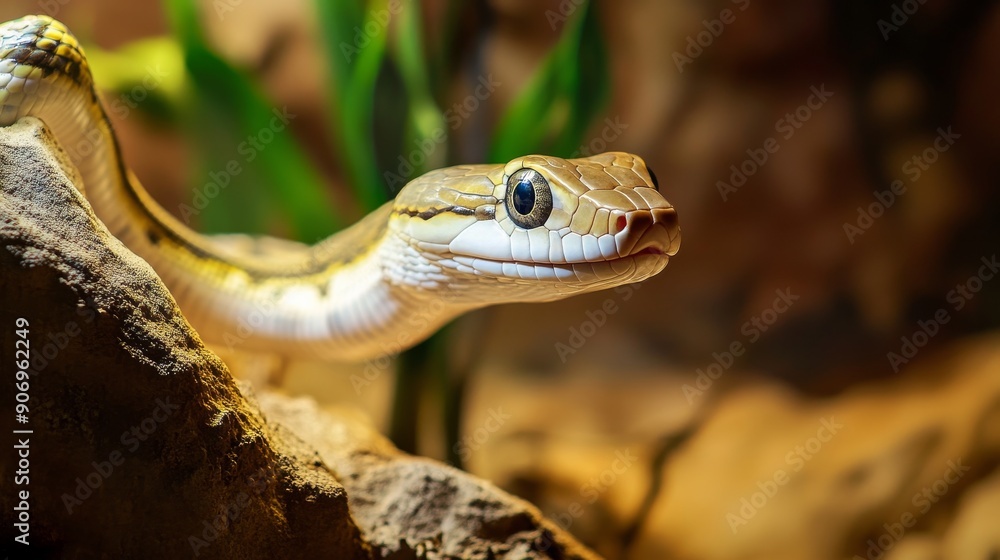 Reptile care and display with snakes and lizards, including enclosures ...