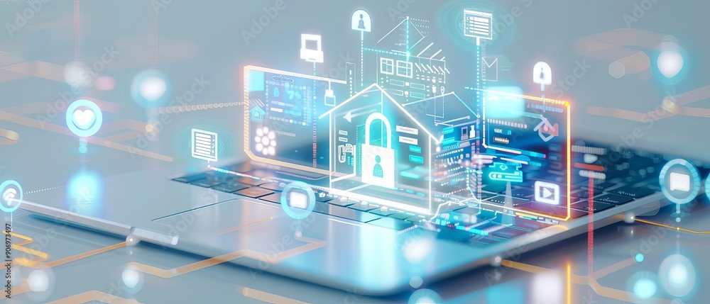 Visual representation of conditional access protecting sensitive data ...