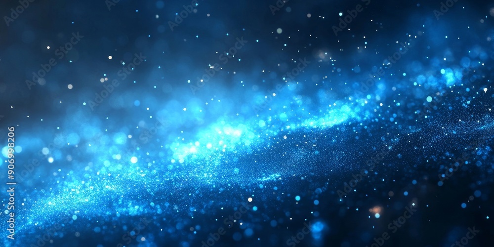 Blue gradient background grainy glowing blue light on dark backdrop ...