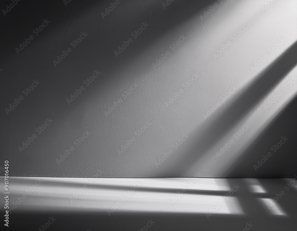Gray background for product presentation with shadow and light from ...