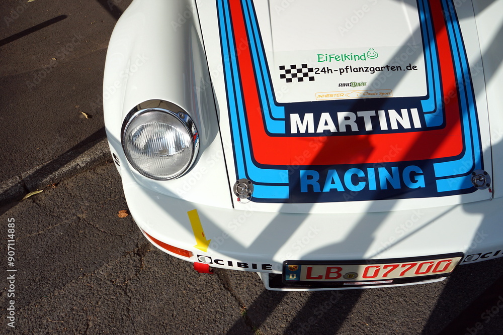 Porsche 911 Carrera RSR Martini Racing der Gruppe 4 der Siebzigerjahre ...
