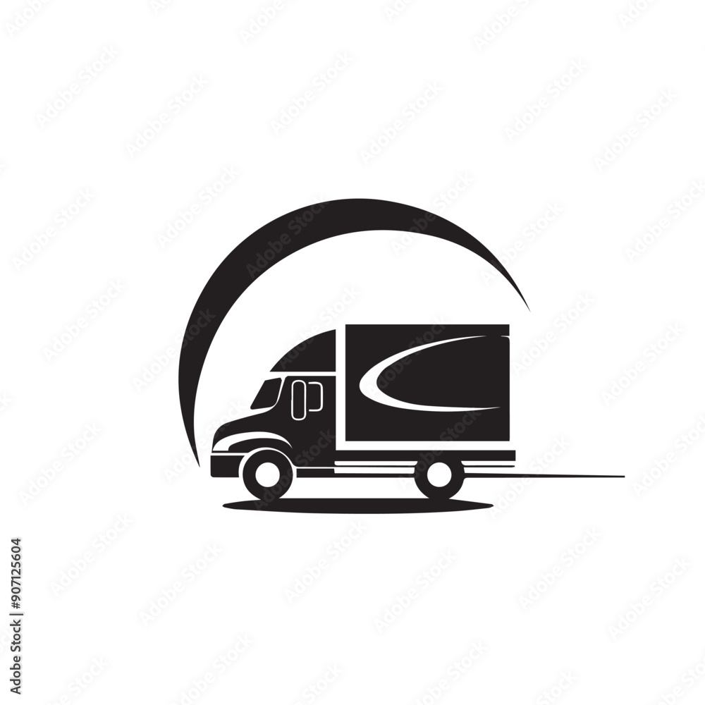 CAR CARRIER in cartoon, doodle style . Image for t-shirt, web, mobile ...