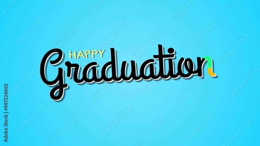 happy graduation congratulations gold animated graduation day text ...
