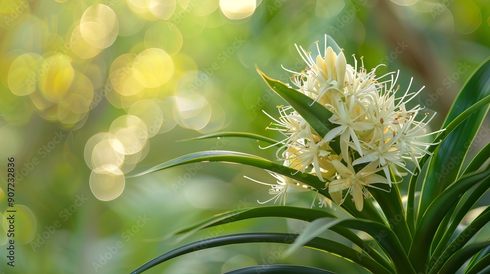 Fragrant Screwpine flower (Pandanus fascicularis, Pandanus odorifer ...