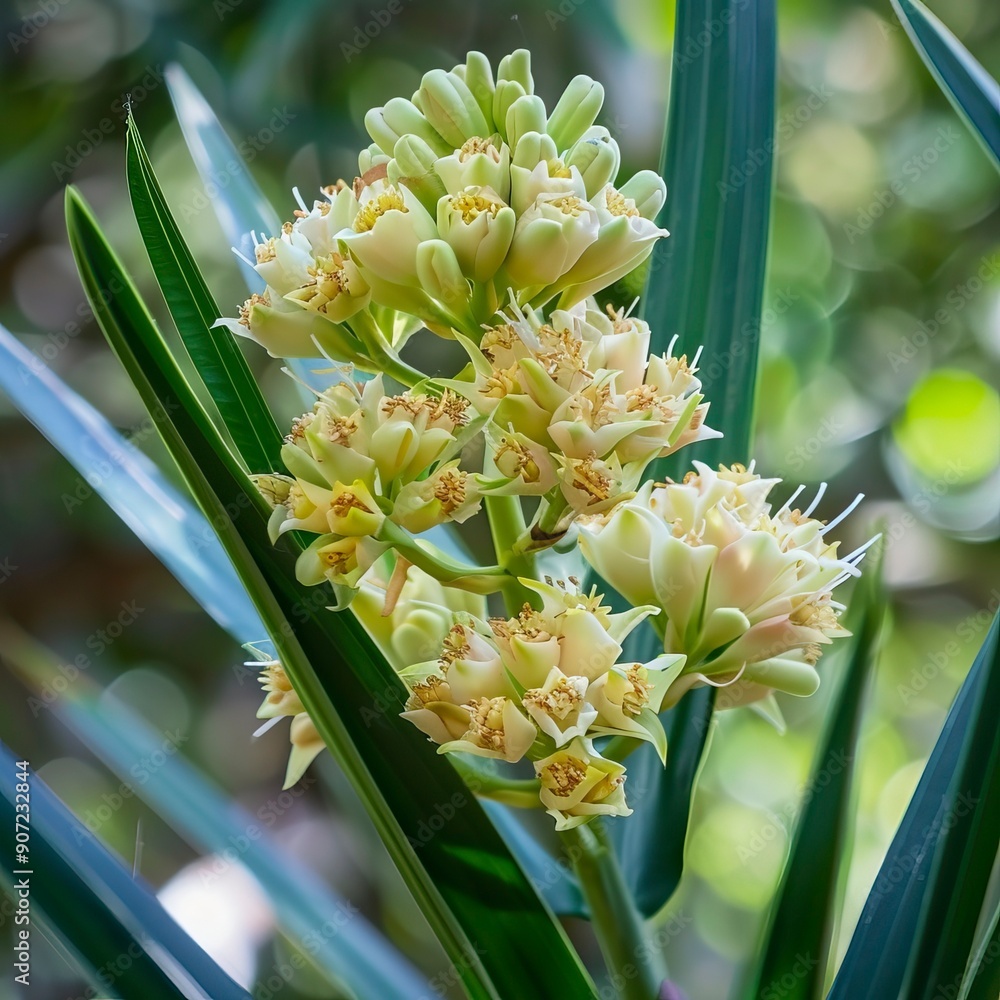 Fragrant Screwpine flower (Pandanus fascicularis, Pandanus odorifer ...